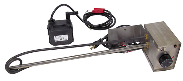 Curing Tank Heater, Circulating Pump Kit